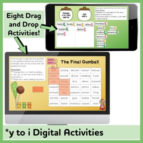 Spelling Changes when Adding Suffixes ed, ing, er, est, s, es Big ...