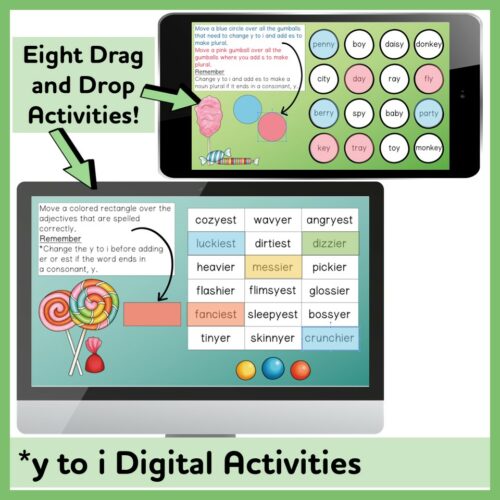 Spelling Changes when Adding Suffixes ed, ing, er, est, s, es Big ...