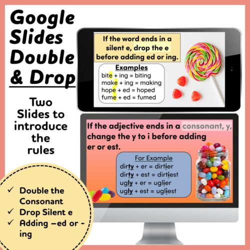 Spelling Changes when Adding Suffixes ed, ing, er, est, s, es Big ...