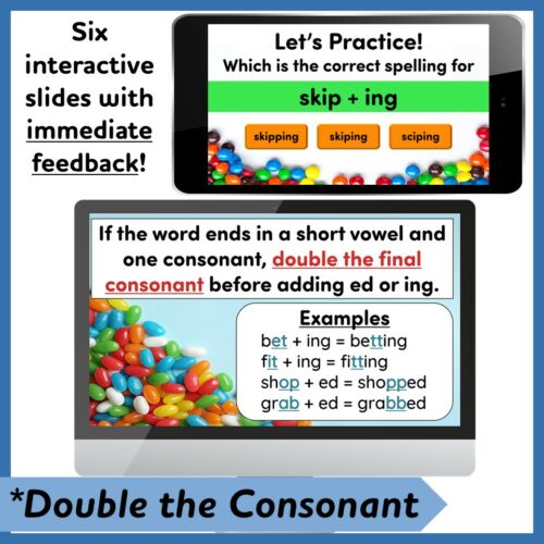 Spelling Changes when Adding Suffixes ed, ing, er, est, s, es Big ...