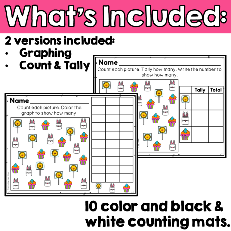 Easter Counting Worksheet Numbers 0-10 | April Kindergarten Math Games ...