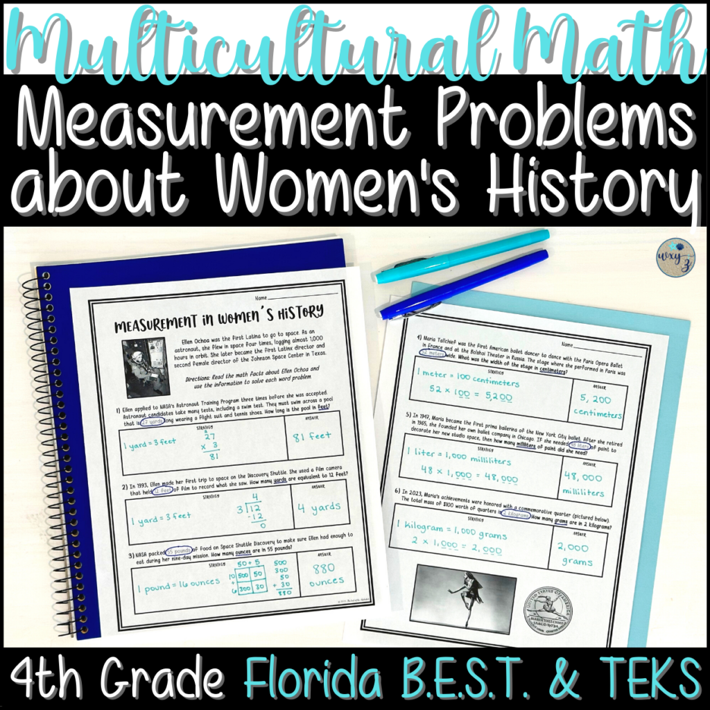 Converting Measurements related to Women's History – Worksheets for ...