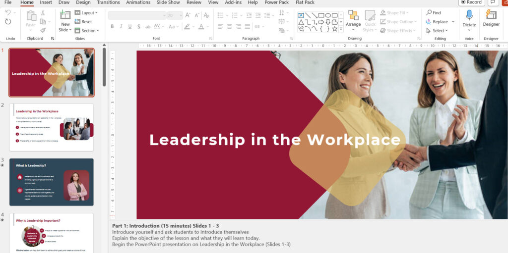 Leadership in the Workplace - PowerPoint, Lesson Plan and Worksheets ...