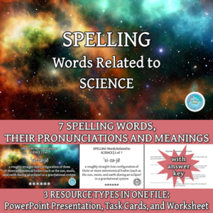 SPELLING Words Related to SCIENCE | Made By Teachers