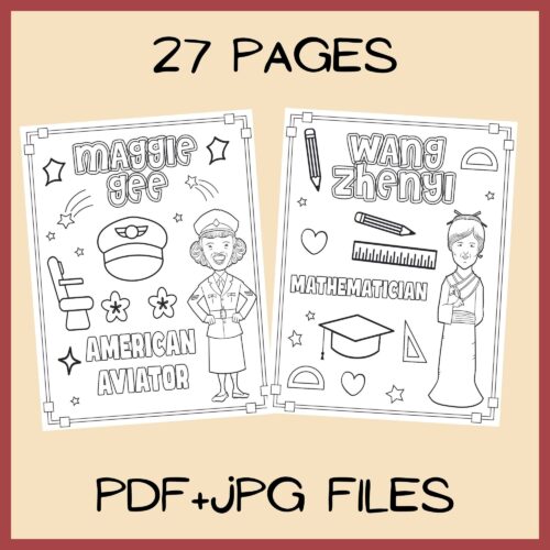 Women's History Month Coloring Sheets | Famous Women In STEM Coloring ...
