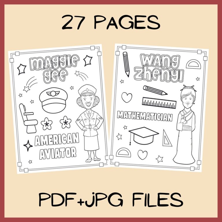 Women's History Month Coloring Sheets | Famous Women In STEM Coloring ...