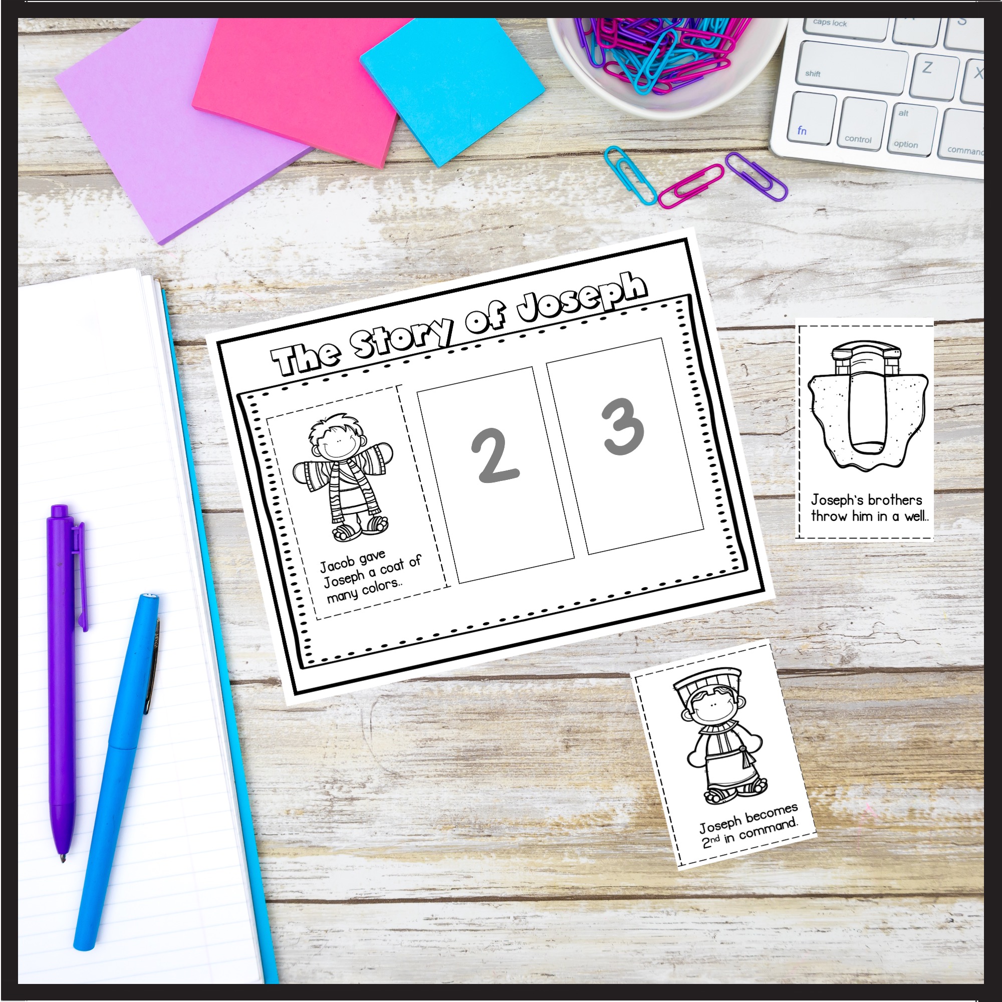 Joseph and His Coat of Many Colors Bible Lesson with Visuals ...