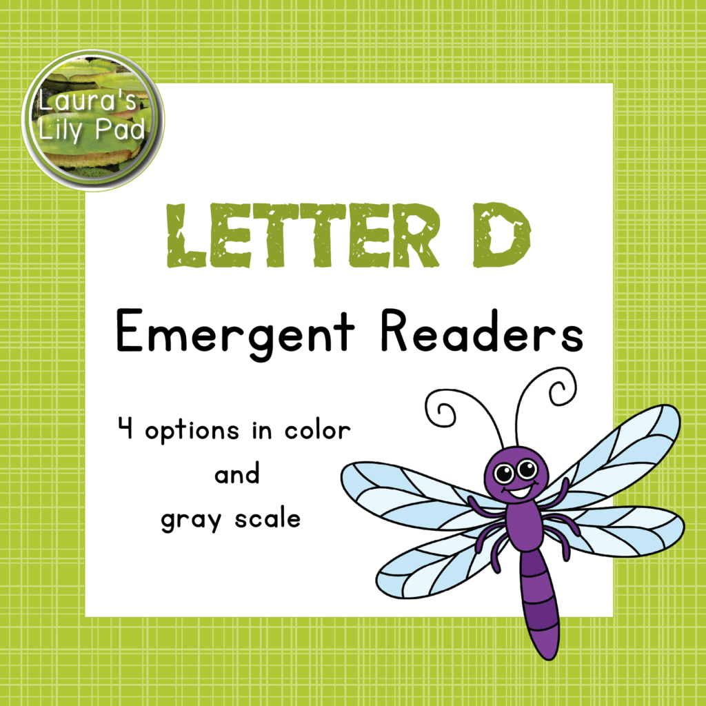 Alphabet Letter D Emergent Readers Set | Made By Teachers