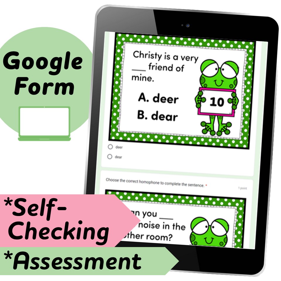 Homophones Activities and Games with Print and Digital Task Cards ...