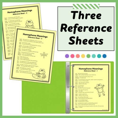 Homophone Worksheets, Literacy Centers, and Spelling Activities Print ...