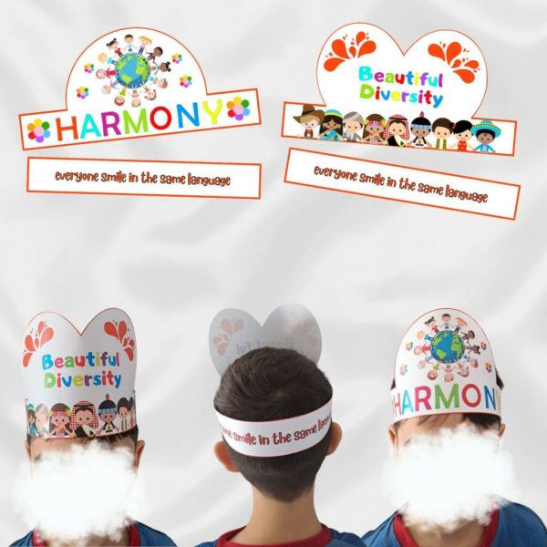 Harmony Day Headband and Bracelets, Harmony week Crown | Made By Teachers
