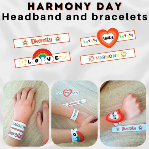 Harmony Day Headband and Bracelets, Harmony week Crown | Made By Teachers