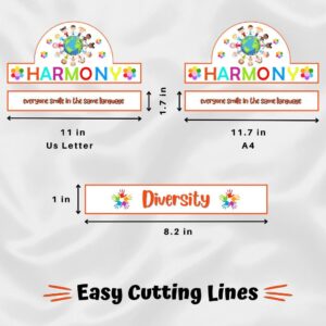 Harmony Day Headband and Bracelets, Harmony week Crown | Made By Teachers