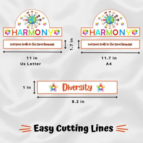 Harmony Day Headband and Bracelets, Harmony week Crown | Made By Teachers