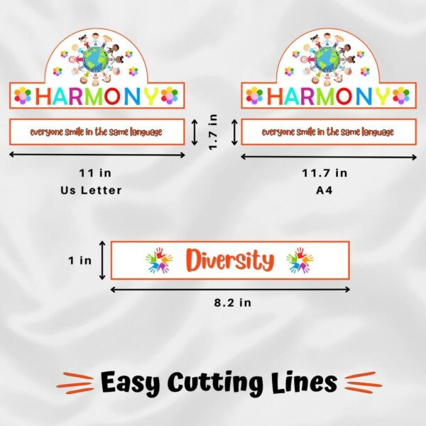 Harmony Day Headband and Bracelets, Harmony week Crown | Made By Teachers