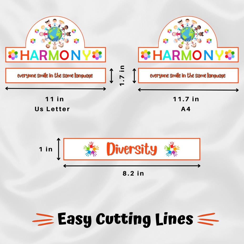 Harmony Day Headband and Bracelets, Harmony week Crown | Made By Teachers