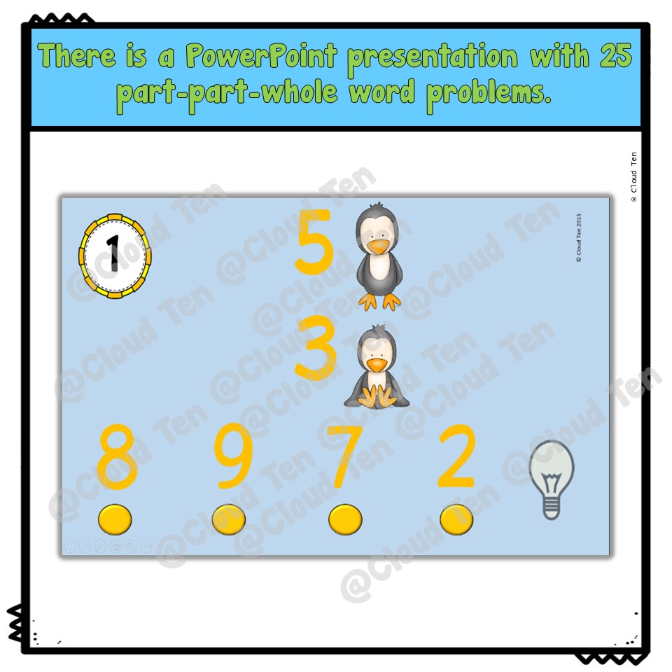 Part part whole word problems | Made By Teachers