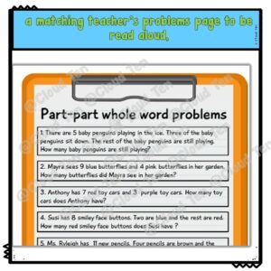 Part part whole word problems | Made By Teachers