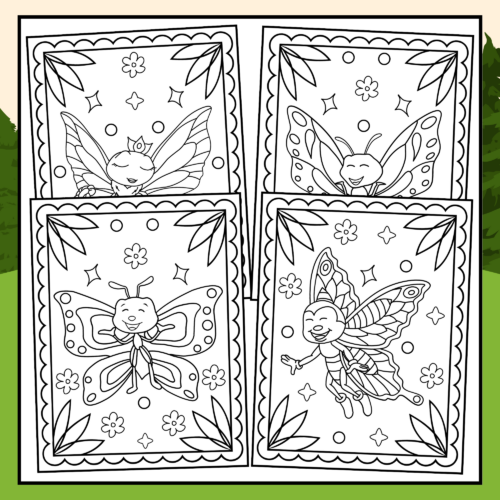 Butterfly Coloring Pages | Spring Coloring Pages | Spring Coloring ...