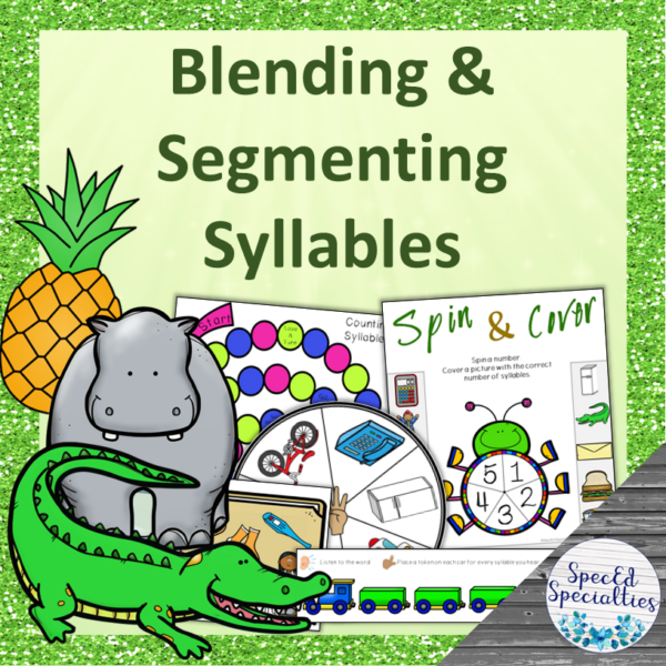 Blending and Segmenting Syllables for Phonological Awareness | Made By ...