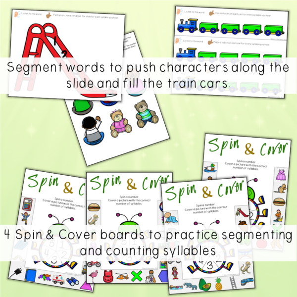 Blending and Segmenting Syllables for Phonological Awareness | Made By ...