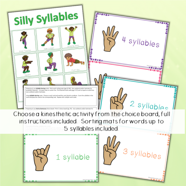 Blending and Segmenting Syllables for Phonological Awareness | Made By ...
