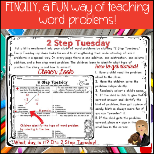 FREE Math Two-Step Word Problems | Made By Teachers