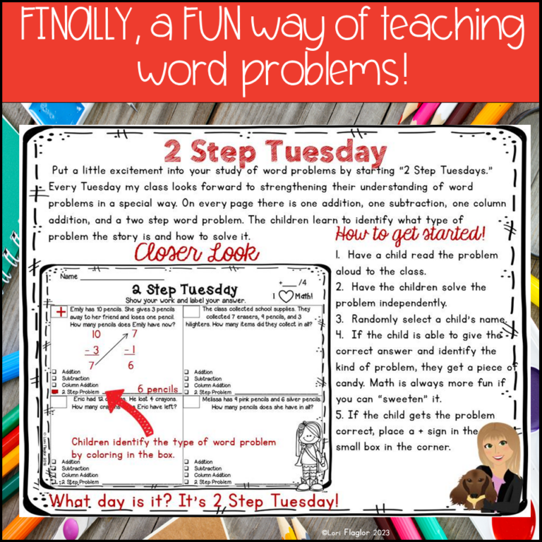 FREE Math Two-Step Word Problems | Made By Teachers