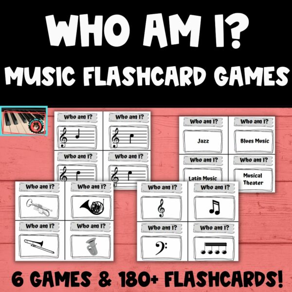 180+ Music Flashcards & 6 Games | Made By Teachers