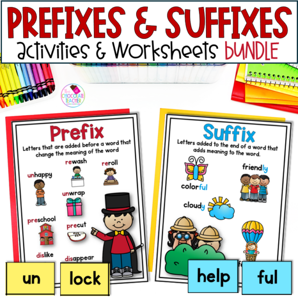 Prefixes and Suffixes - 1st Grade Grammar Worksheets and Activities ...