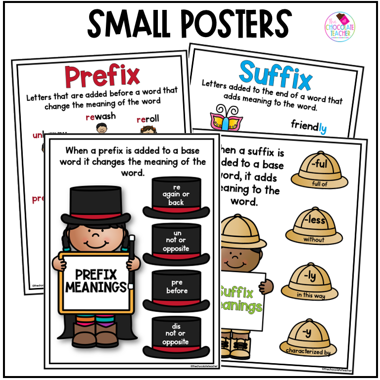 Prefixes and Suffixes - 1st Grade Grammar Worksheets and Activities ...
