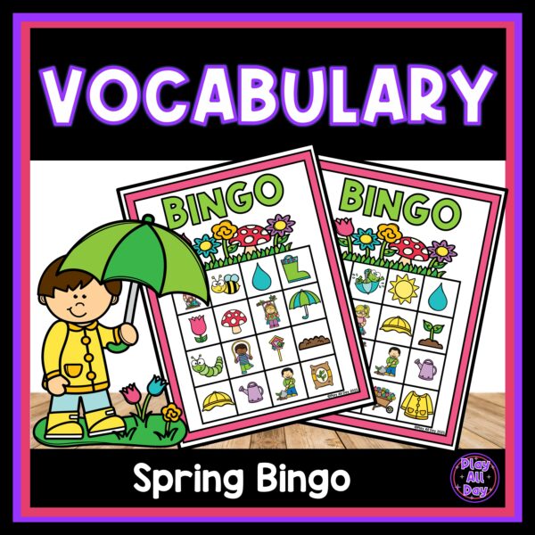Spring Bingo Games with Digital Calling Cards | Made By Teachers