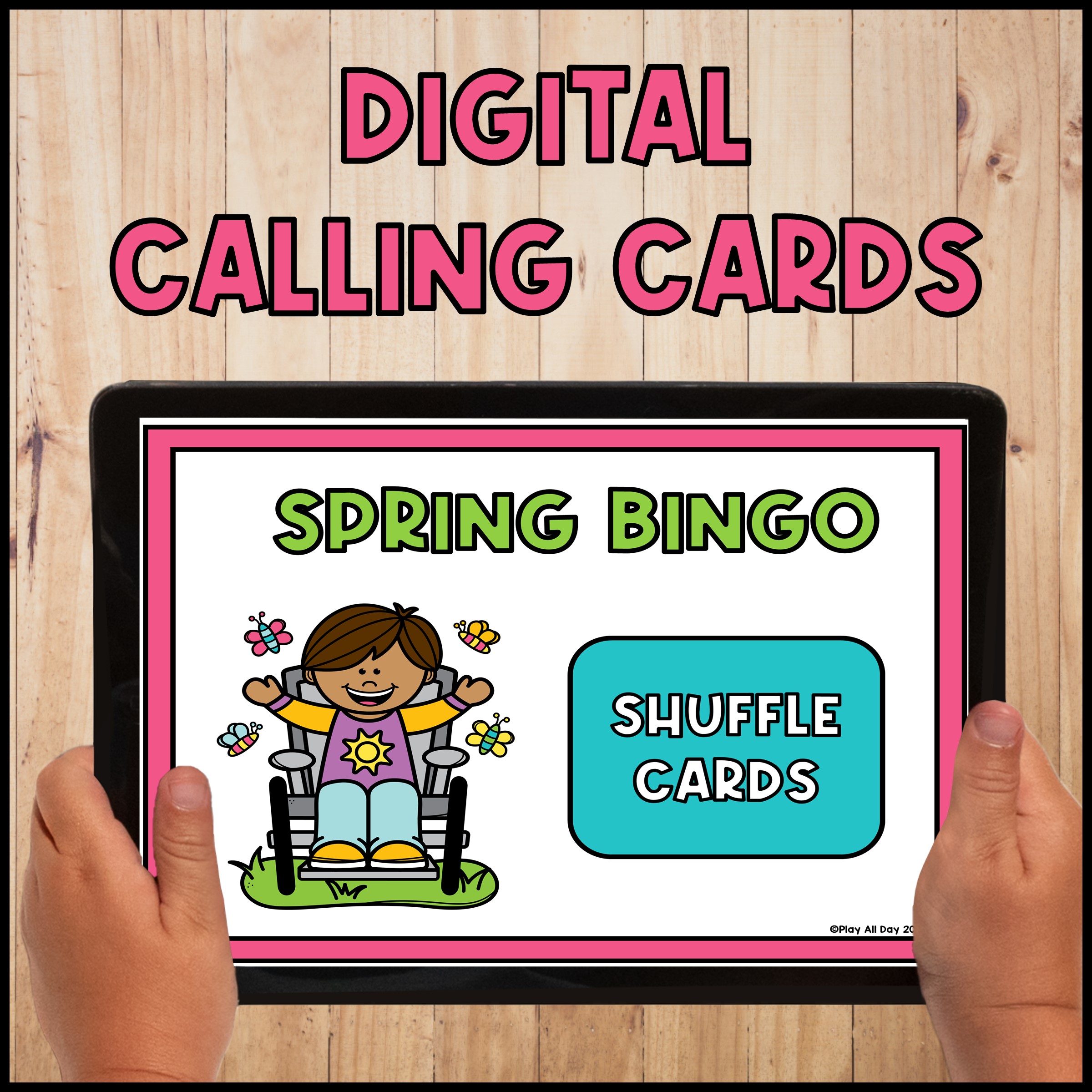 Spring Bingo Games with Digital Calling Cards | Made By Teachers