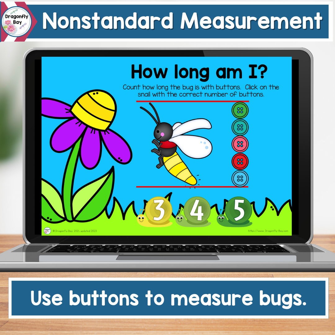 Spring Bugs Non-Standard Measurement Google™, PowerPoint™ & Boom ...