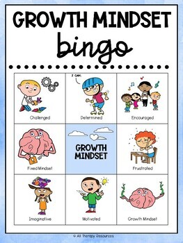 GROWTH MINDSET - Bingo Game | Made By Teachers
