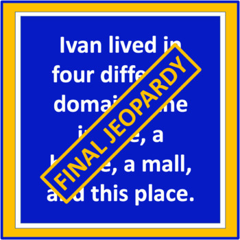 The One and Only Ivan Jeopardy - an interactive ELA game | Made By Teachers