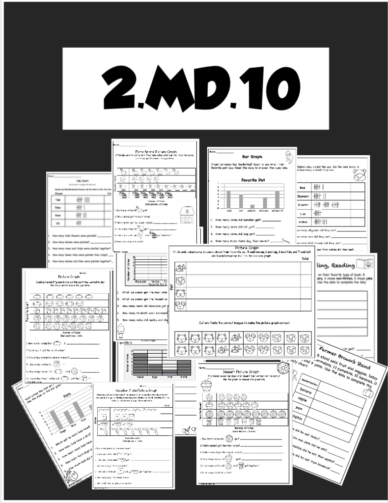 2nd Grade MD.10 Graphing Standards - Made By Teachers