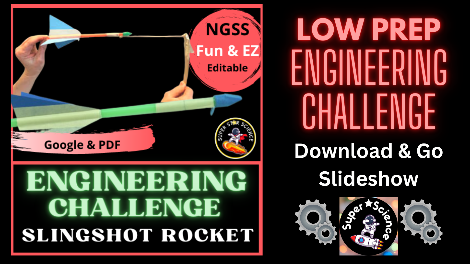 EZ Slingshot Rocket FUN Engineering Challenge NGSS STEM Activity | Made ...
