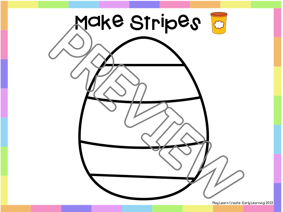 Easter Playdough Mats for Preschool, PreK and Kindergarten | Made By ...