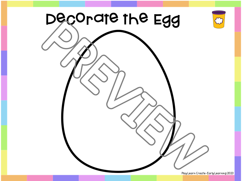 Easter Playdough Mats for Preschool, PreK and Kindergarten | Made By ...