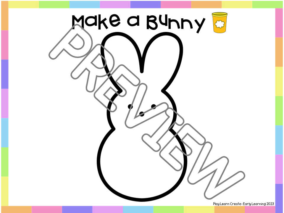 Easter Playdough Mats for Preschool, PreK and Kindergarten | Made By ...