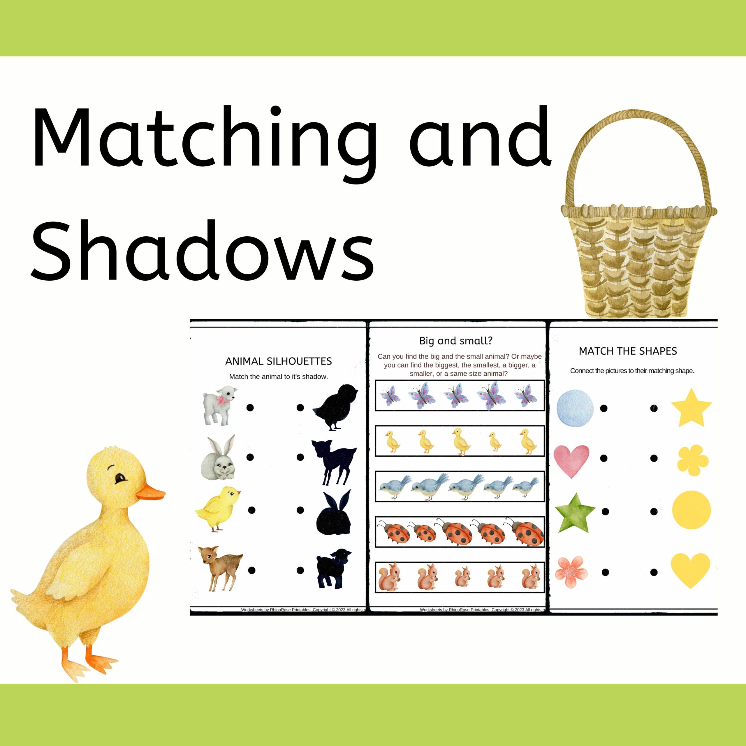 Easter PreK No Prep Worksheets with Eggs, Bunnies, and Flowers | Made ...