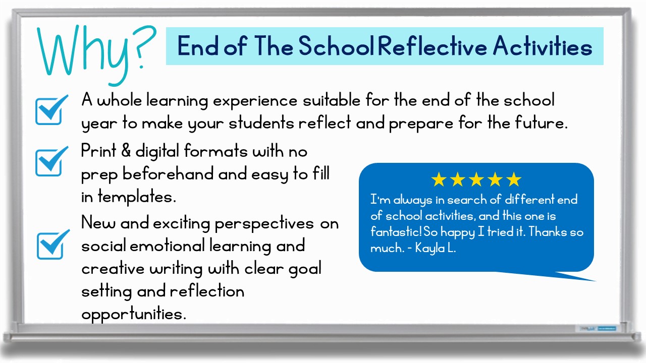 End of School Year Activities - Tasks, Worksheets, Prompts | Made By ...