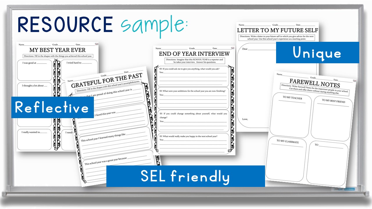 End of School Year Activities - Tasks, Worksheets, Prompts - Made By ...
