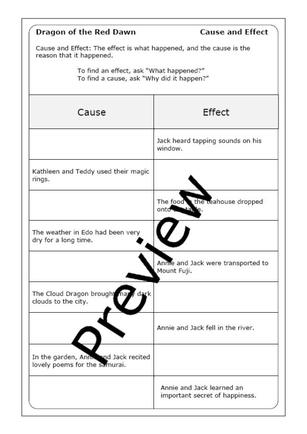 Merlin Mission #9 "Dragon of the Red Dawn" worksheets | Made By Teachers