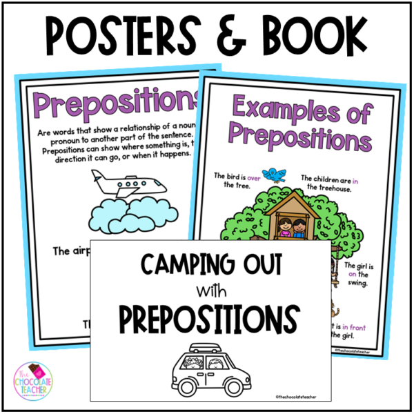 Preposition Worksheets & Activities for 1st Grade Grammar - Positional ...