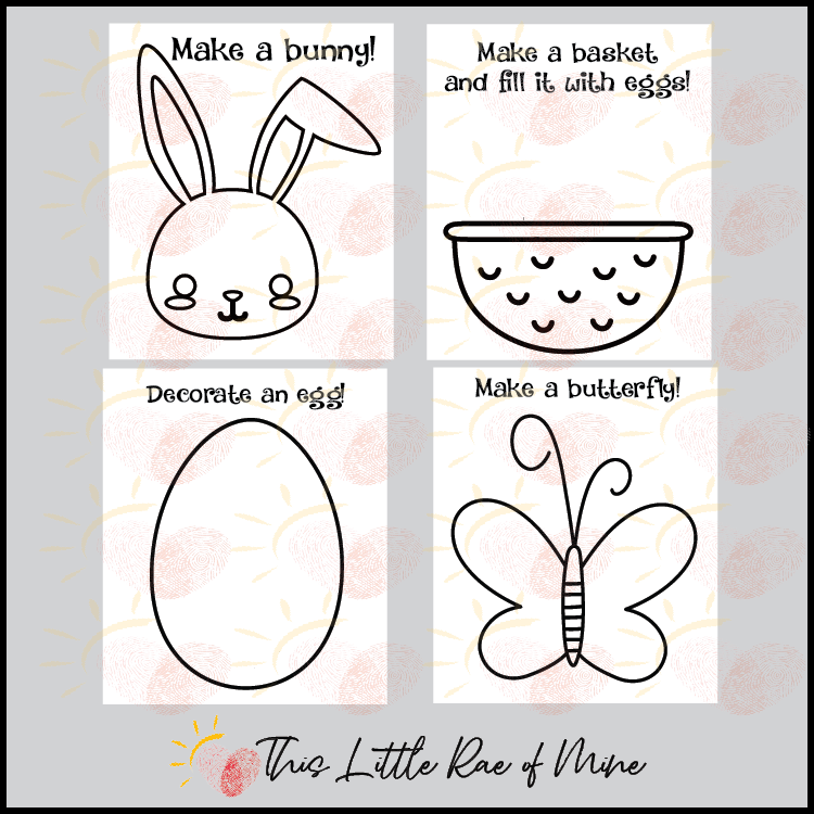Easter Play Dough Mats - printable - preschool activity - fine motor ...