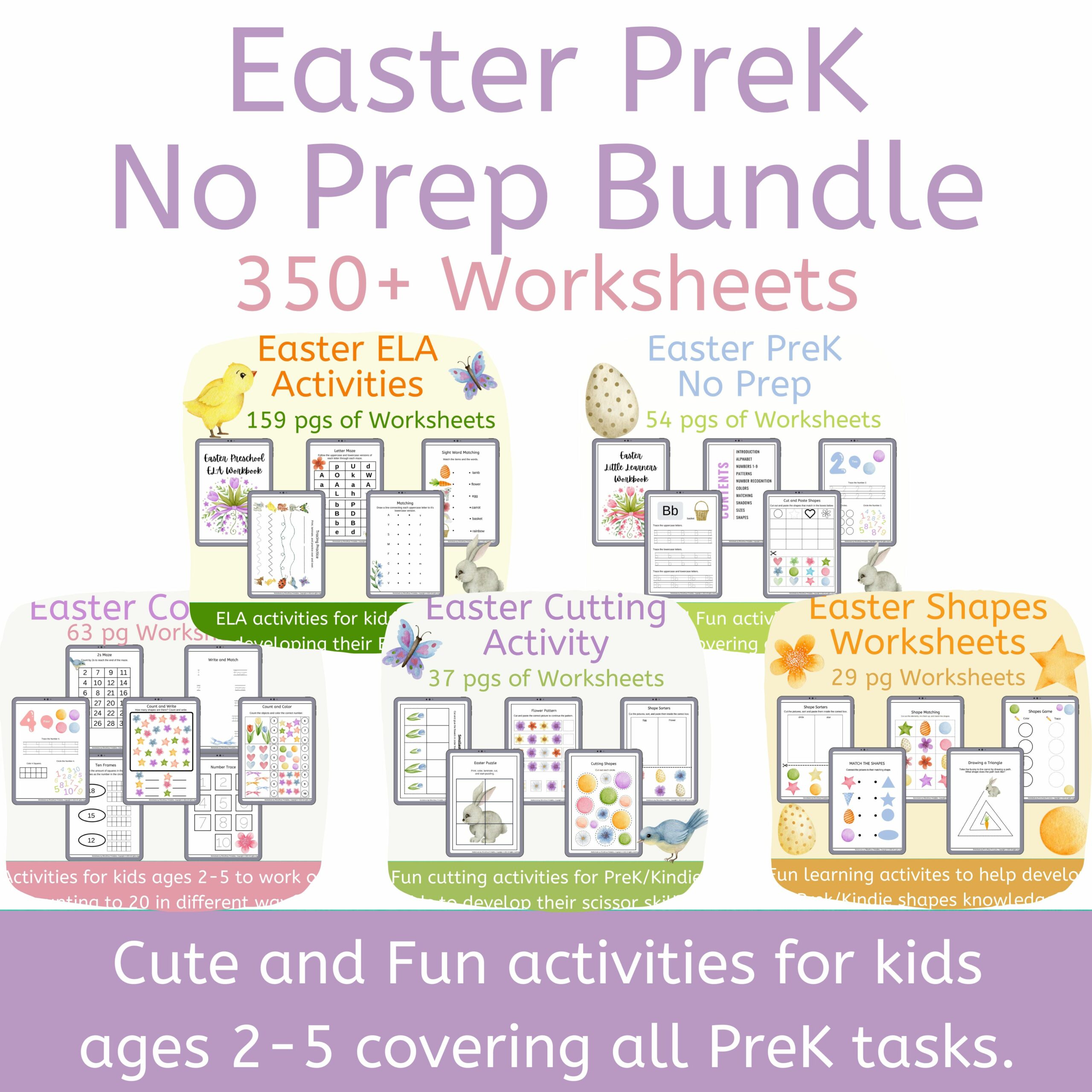 St. Patrick's Day Themed Shapes Worksheets for PreK-Kindie Morning Work ...