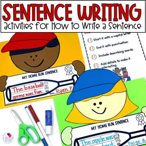 Sentence Writing Posters, Activities, Worksheets, and Craft | Made By ...