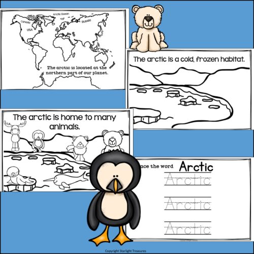 The Arctic Mini Book for Early Readers: Arctic Animals | Made By Teachers